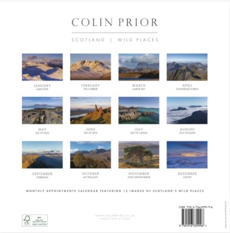 Colin Prior - Scotland Wild Places Calendar 2024 - BMC Shop