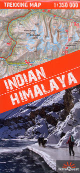 Indian Himalaya Trekking Map 1:350,000 - BMC Shop